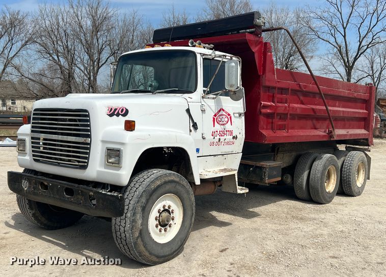 Ford LT8000 Construction Dump Truck For Sale | Purple Wave Auction