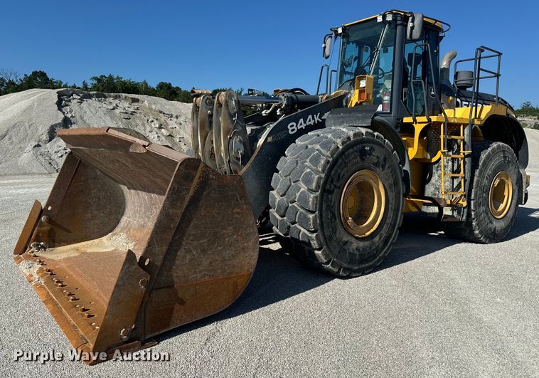 John Deere 844 Wheel Loader For Sale | Purple Wave Auction