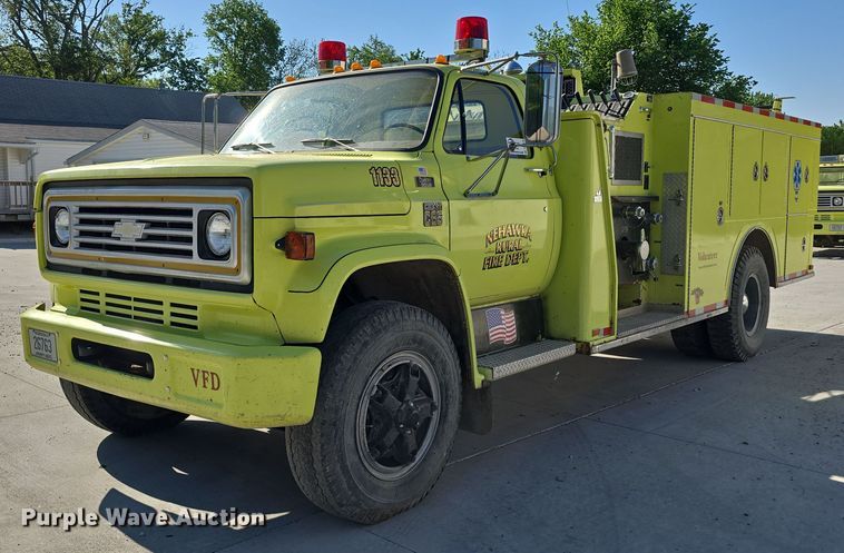 Chevrolet C65 Fire Truck or Emergency Vehicle For Sale | Purple Wave ...
