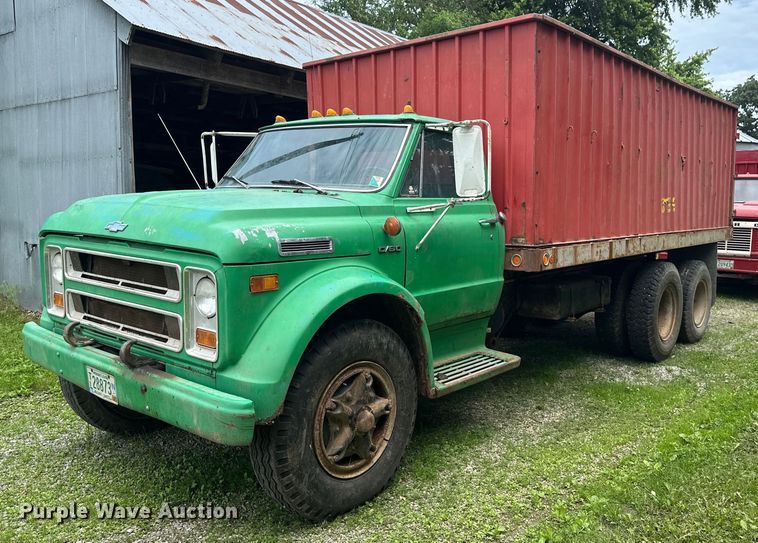 1969 C60 Chevy Truck CHEVROLET C60 Flatbed Dump Trucks Auction Results